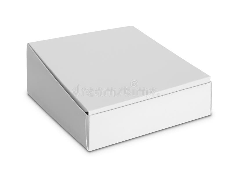 White Package Box for Products Stock Image - Image of merchandise ...