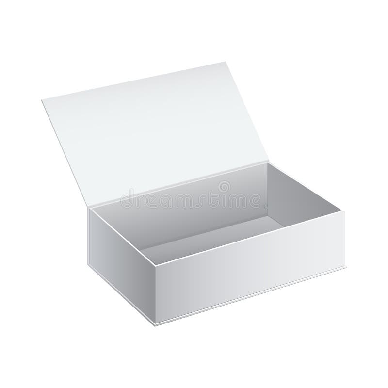 White Package Cardboard Box Stock Vector - Illustration of carton ...