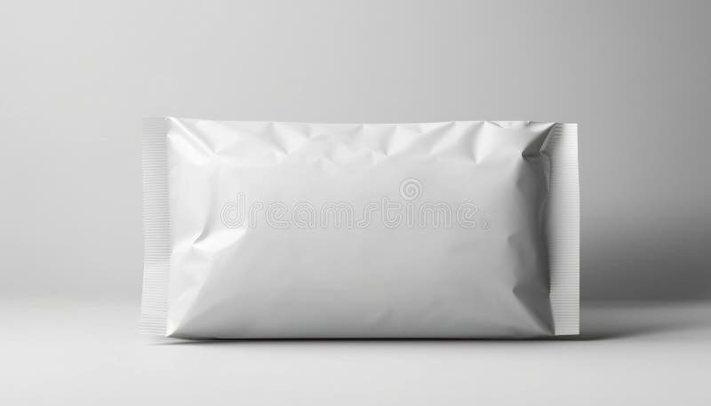 White Package Placed on a White Surface Stock Image - Image of blank ...
