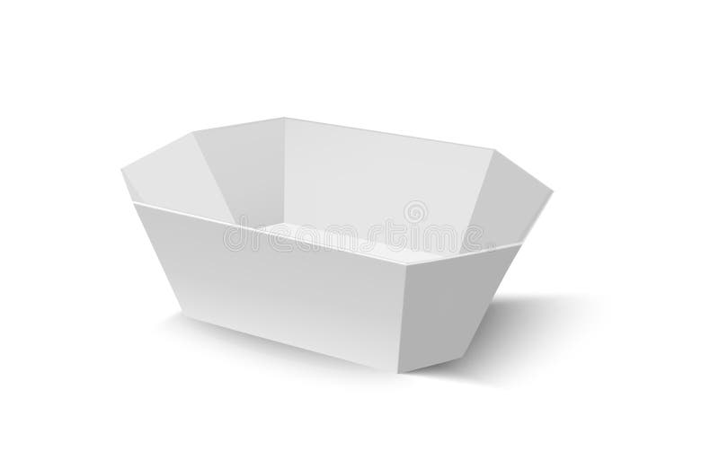 White Package for Snacks, Food and Chocolate. Open Box Stock Vector ...