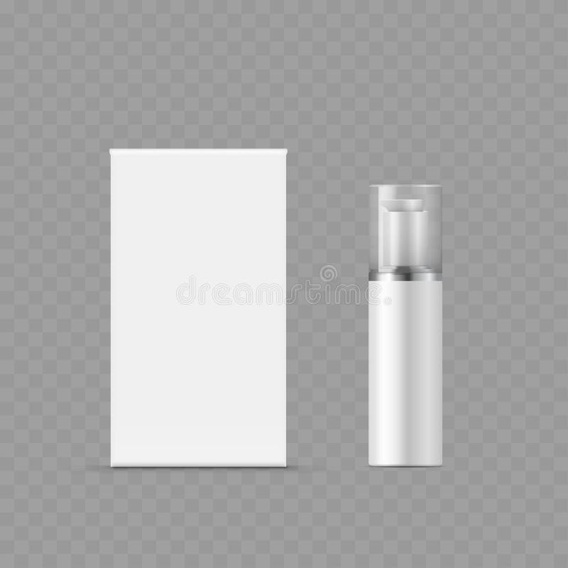 White Packaging Wipe Packet and Stick Mockup - Vector Stock Vector ...