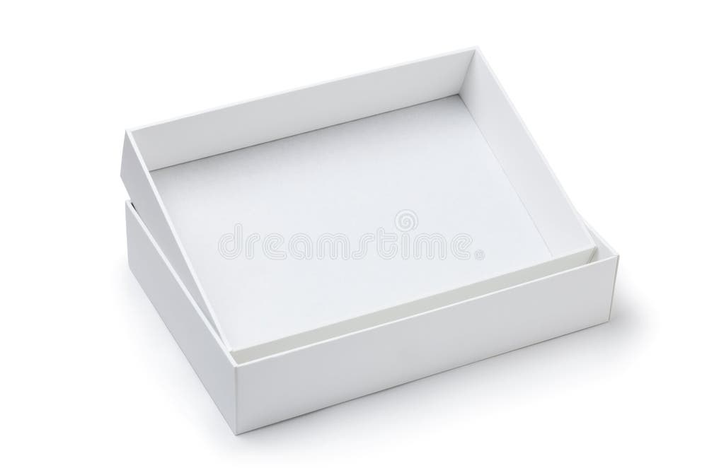 White packing box stock photo. Image of delivery, container - 50844552