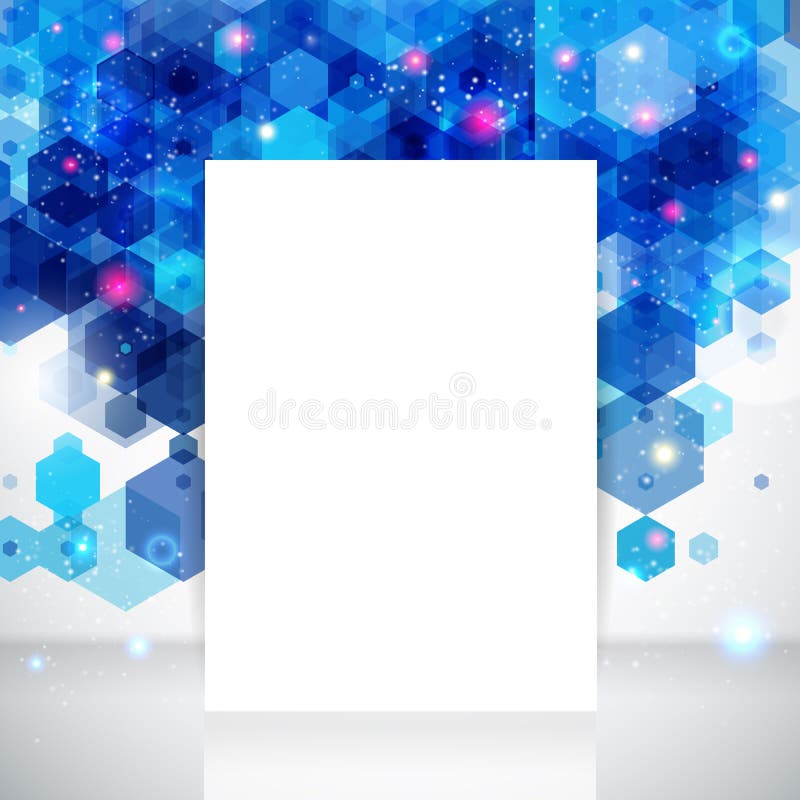 Glossy Abstract Page Layout for Your Presentation. Stock Vector ...