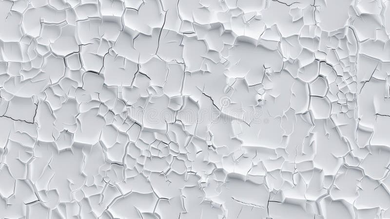 White Paint with Cracks and Texture SEAMLESS PATTERN Stock Illustration ...