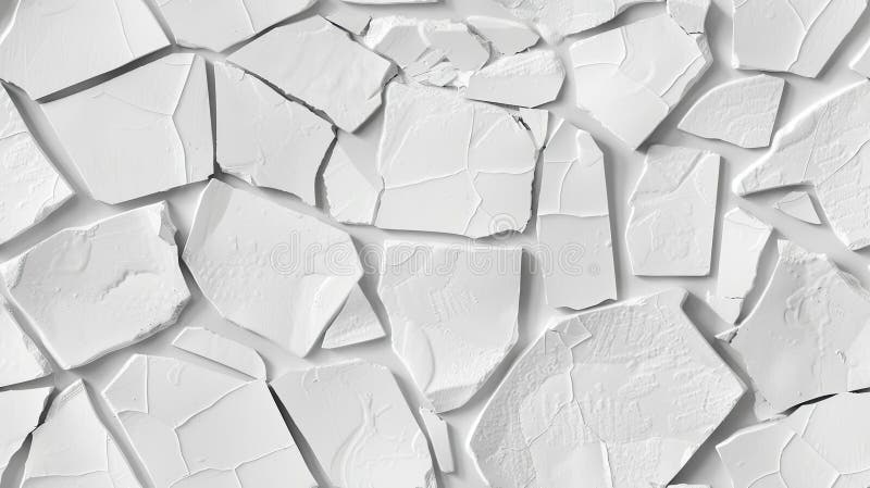 White Paint with Cracks and Texture SEAMLESS PATTERN Stock Illustration ...