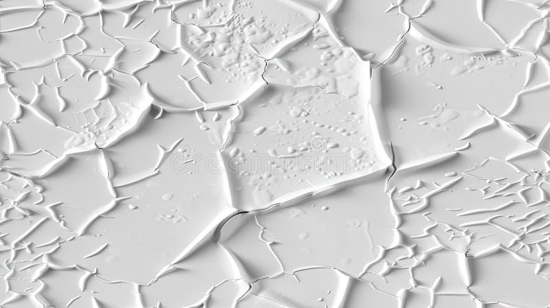 White Paint with Cracks and Texture SEAMLESS PATTERN Stock Illustration ...