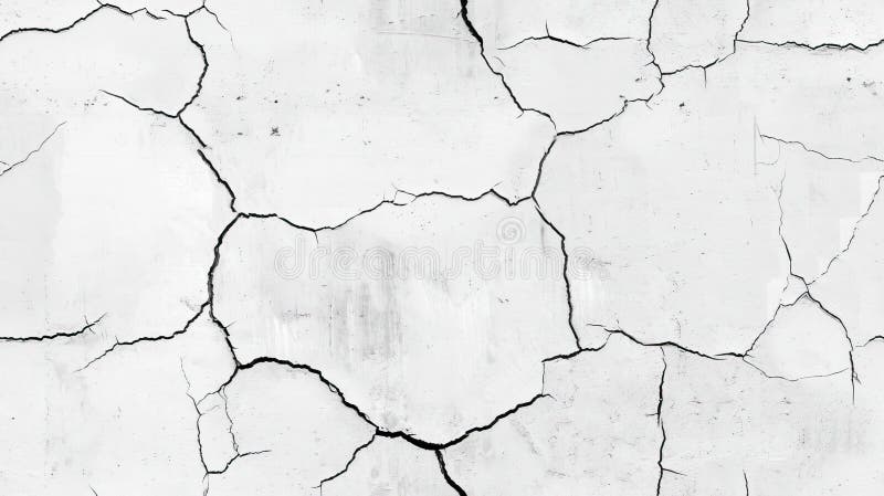 White Paint with Cracks and Texture SEAMLESS PATTERN Stock Image ...