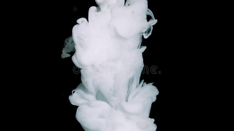 White Paint Drops Fall Dissolving Stock Footage - Video of surface ...