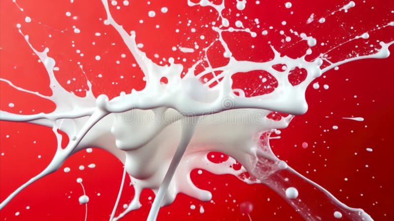 White Paint Explosion Splash Abstract Background. Milk Cloud, Dust ...