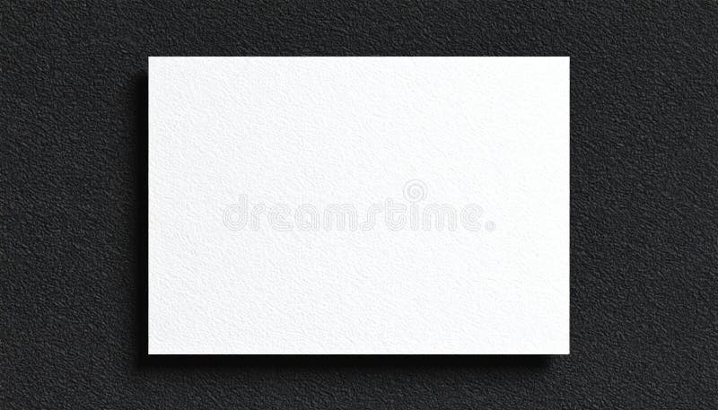 White Paint Sample Card on Felt with Natural Light Stock Illustration ...