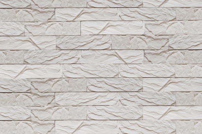 White Painted Brick Wall Background, Gypsum Stock Image - Image of ...