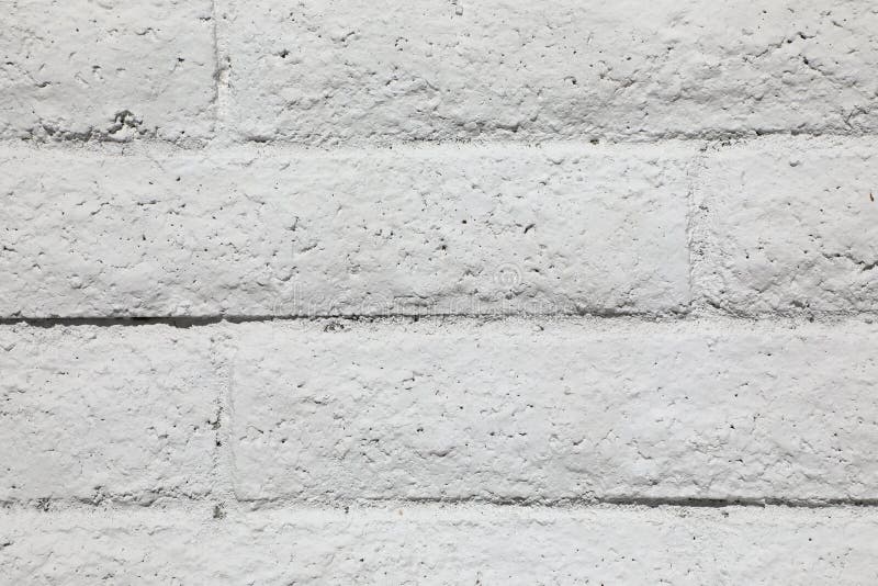 White Painted Brick Wall Texture Stock Photo - Image of material ...