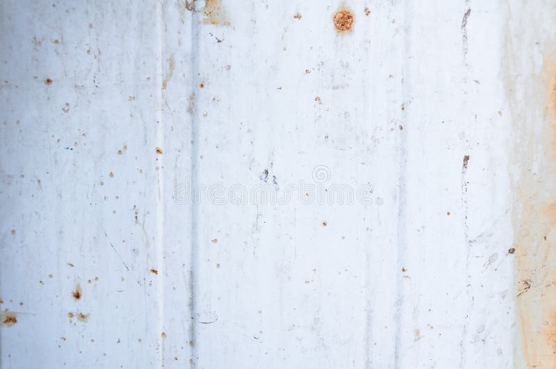 Rusted White Metal Wall Oxide Stock Image - Image of metal, background ...