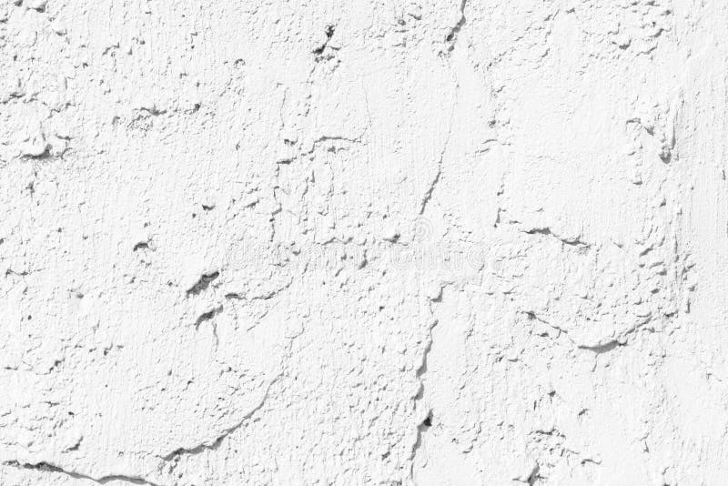 White Painted Old Rough Cement Smear Exterior Wall Texture. Whitewash ...
