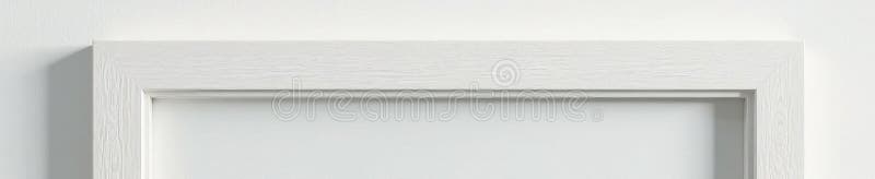 White Painted, Slender Wood Picture Frame Detail Simple Design , White ...