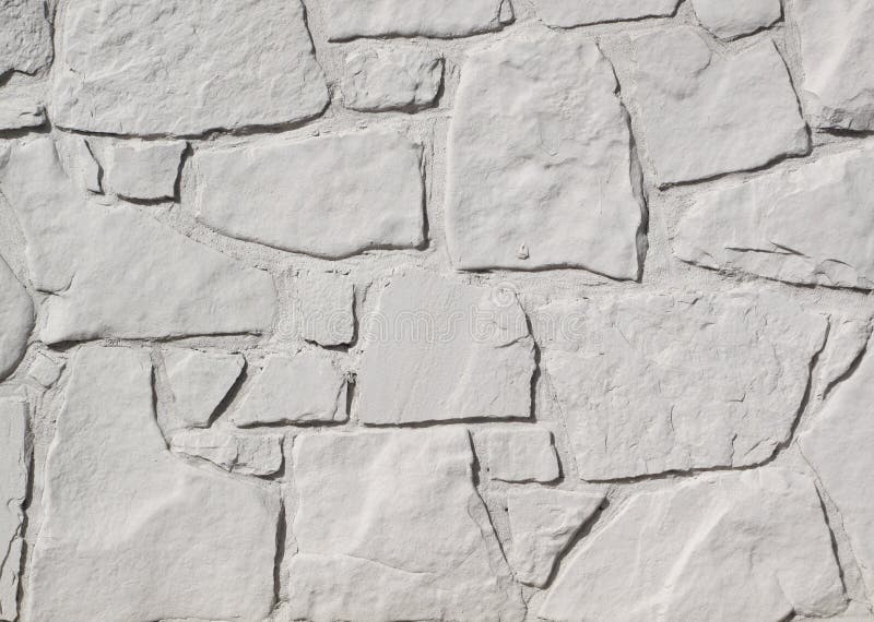 White Painted Stone Wall stock photo. Image of covered - 61250210