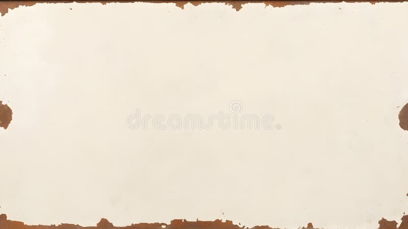 White Painted Surface with Brown Edges Showing through Creating a ...