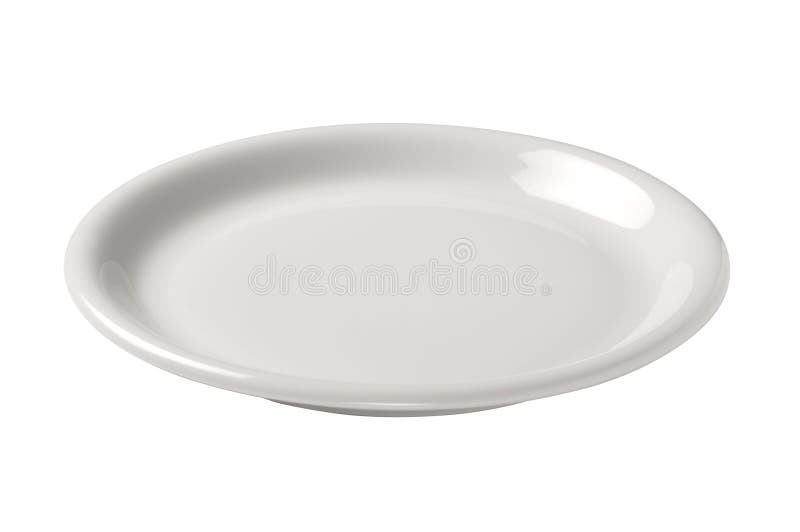 White palte stock image. Image of porcelain, round, oval - 39432813