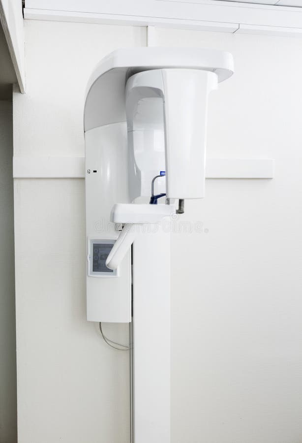 White Panoramic Xray Machine in Dentistry Stock Photo - Image of ...