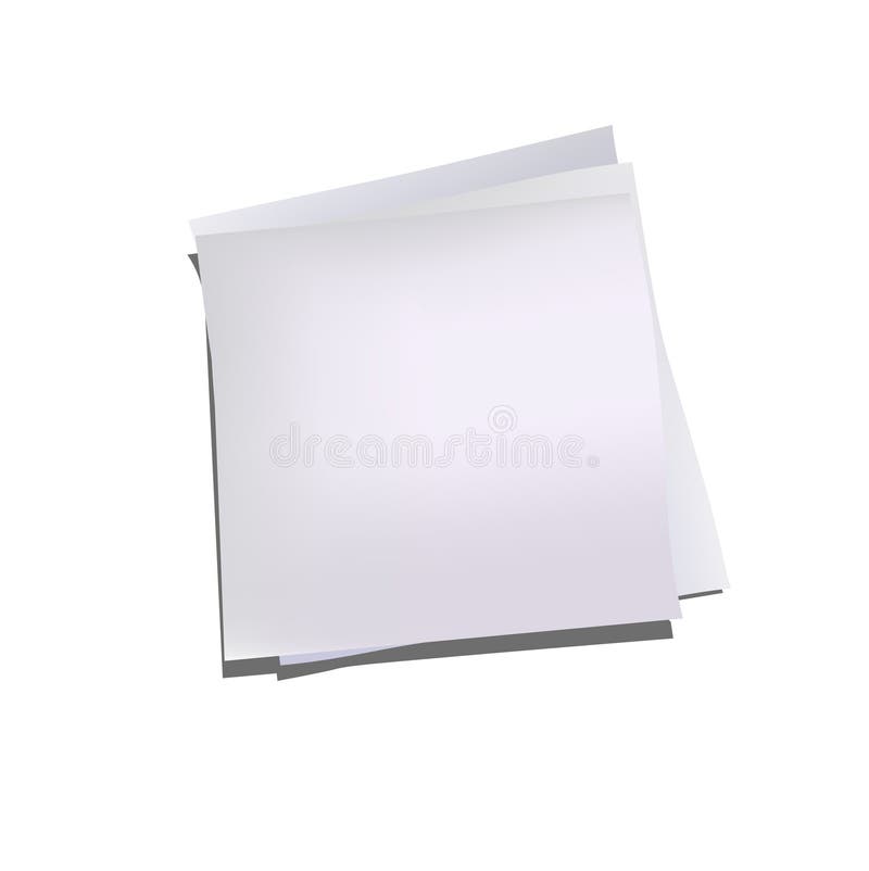 Bundle of Paper with Holes or Ledger Book Stock Vector - Illustration ...