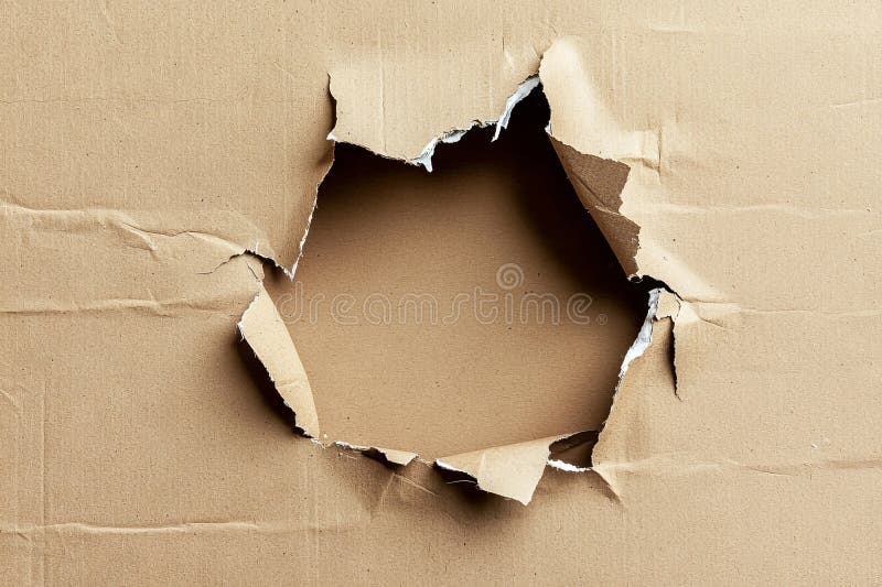 A White Paper Background with a Circular Opening is Depicted in this ...