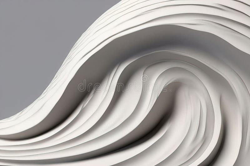 White Paper Background, 3 D Rendering Stock Illustration - Illustration ...