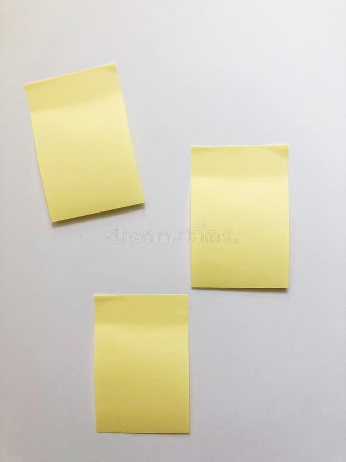 Yellow Notes stock photo. Image of cheerful, paper, juvenile - 15394936