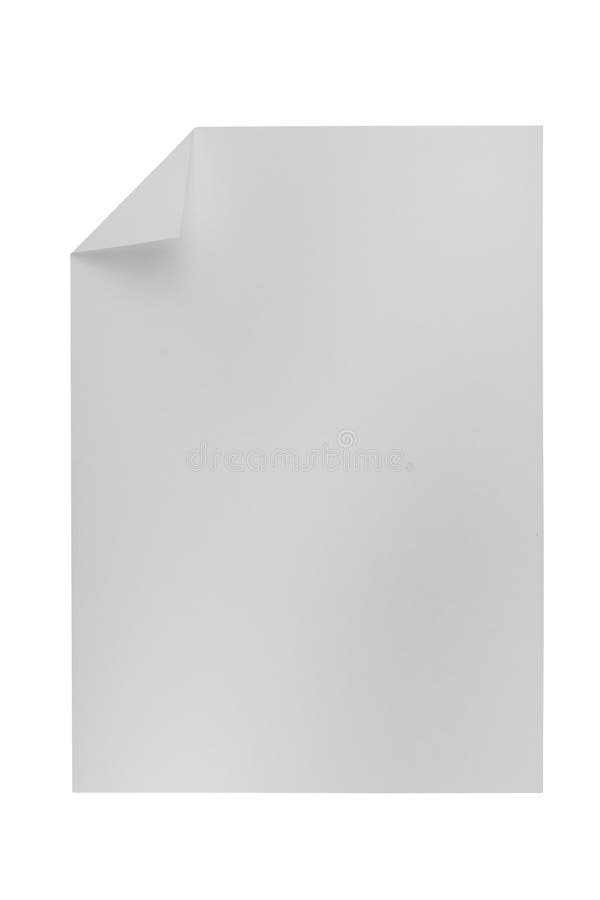 White paper blank stock image. Image of space, poster - 67038207