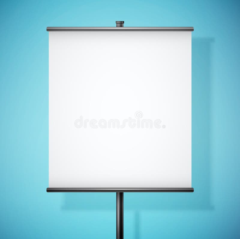 White Paper Board with Empty Space Stock Vector - Illustration of ...