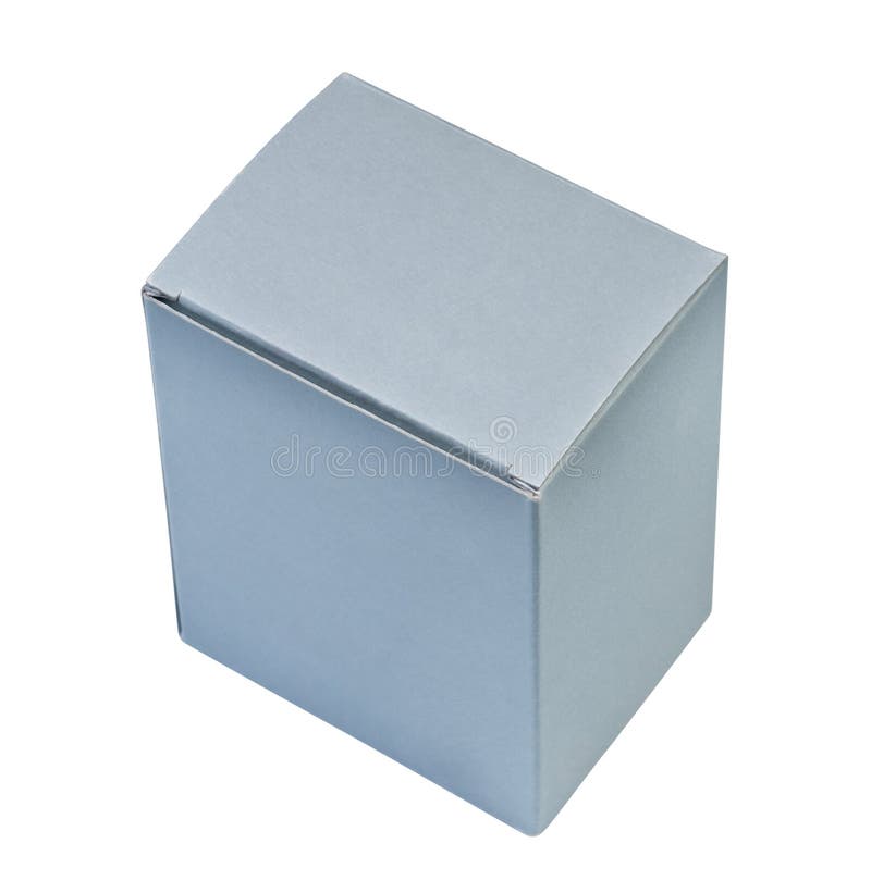 White paper box. stock photo. Image of blank, container - 24344336