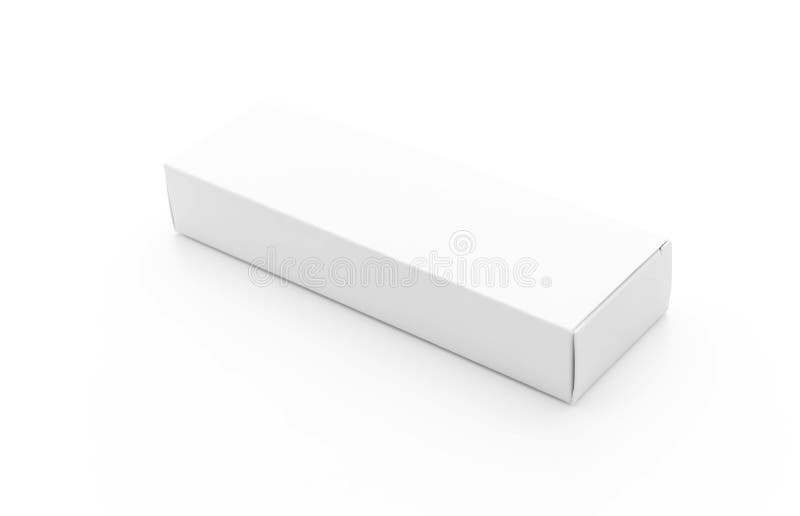 White paper box stock image. Image of container, post - 98664123