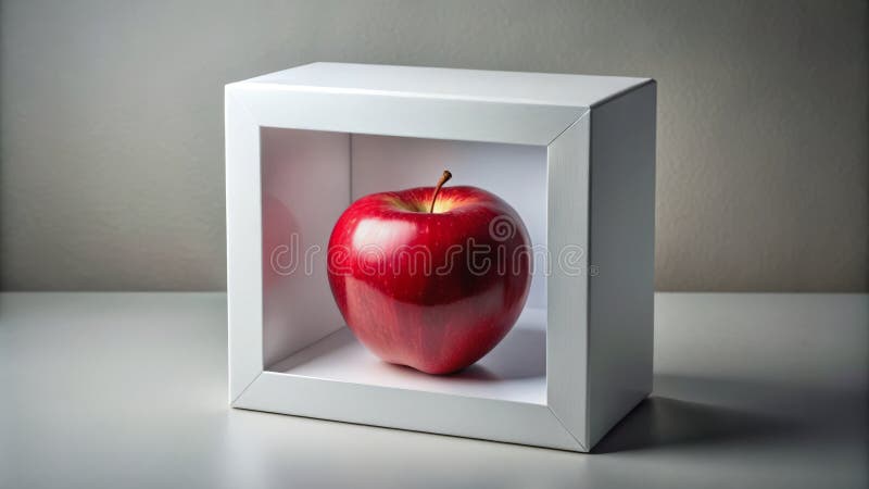 White Paper Box Mockup with Window Dynamic Action Shot for Product ...