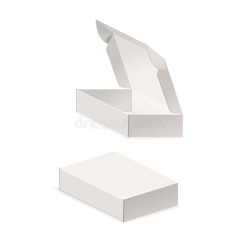 White Paper Boxes Mockup Design Showcasing Packaging Concept. Enhance ...