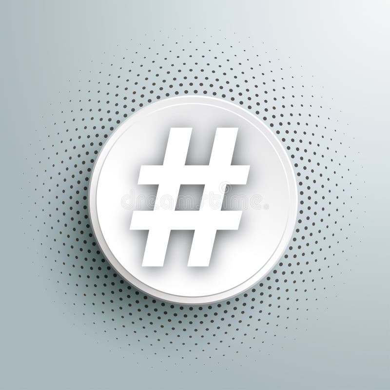 Hashtag Circle Stock Illustrations – 1,010 Hashtag Circle Stock ...