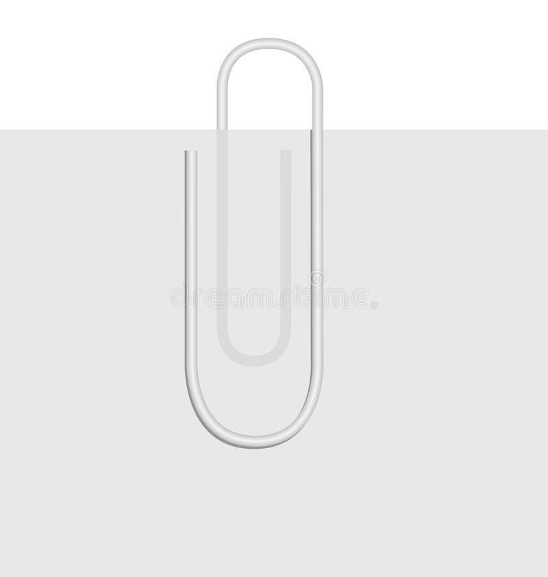 White paper and clip stock vector. Illustration of desk - 45068835
