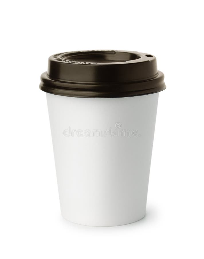 White paper coffee cup stock photo. Image of paper, coffee - 72498662