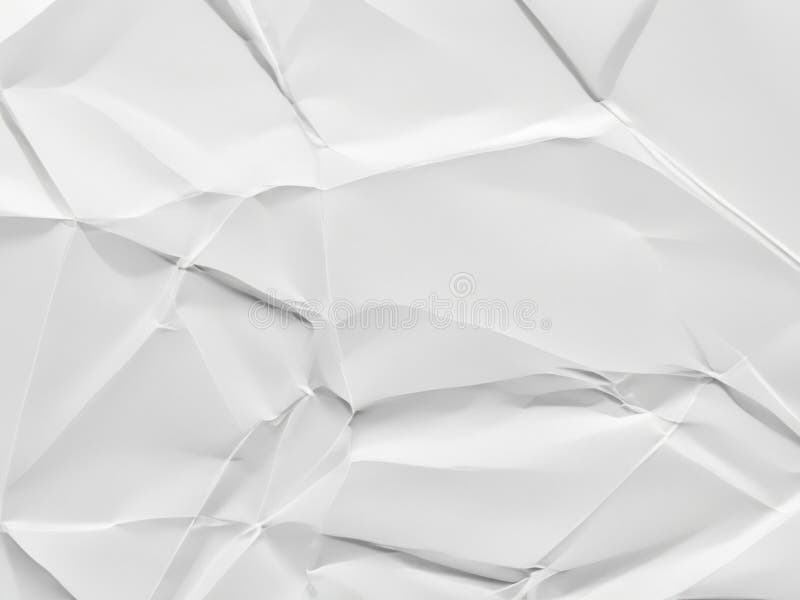 White Paper Crumpled Abstract Background, Creative Concept Stock Photo ...