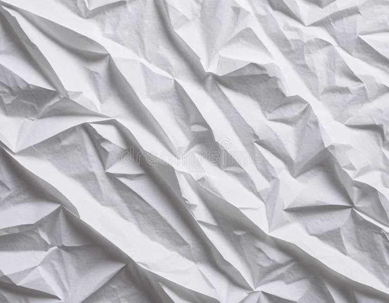 White Blank Crumpled Wrinkled Paper Sheet Texture Pattern Creative ...