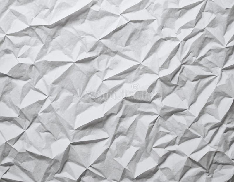 White Blank Crumpled Wrinkled Paper Sheet Texture Pattern Creative ...