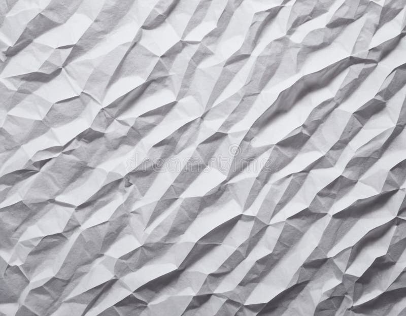 White Blank Crumpled Wrinkled Paper Sheet Texture Pattern Creative ...