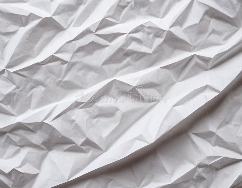 White Blank Crumpled Wrinkled Paper Sheet Texture Pattern Creative ...