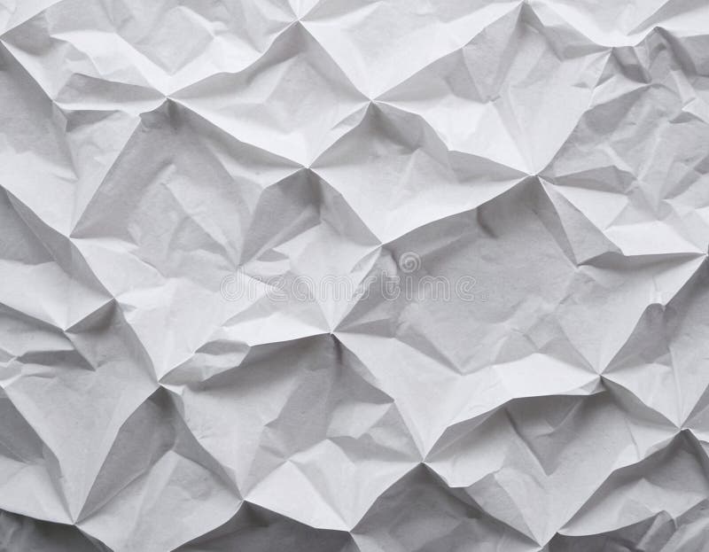 White Blank Crumpled Wrinkled Paper Sheet Texture Pattern Creative ...