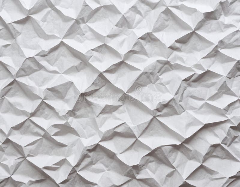 White Blank Crumpled Wrinkled Paper Sheet Texture Pattern Creative ...