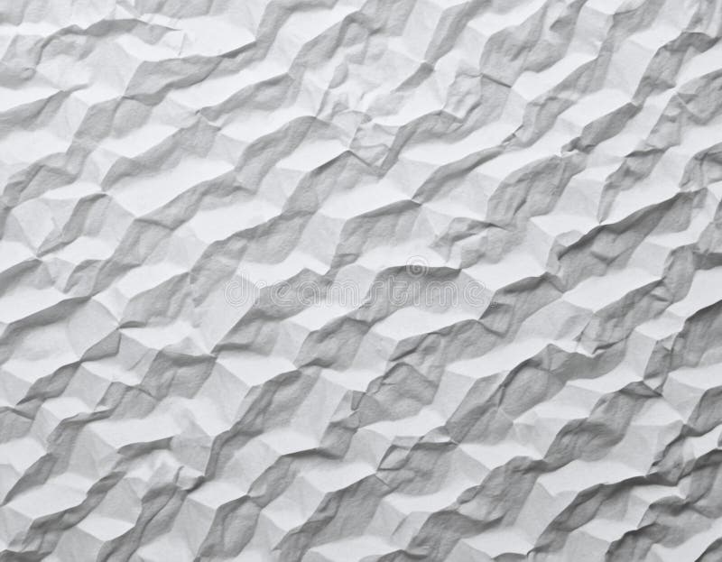 White Blank Crumpled Wrinkled Paper Sheet Texture Pattern Creative ...