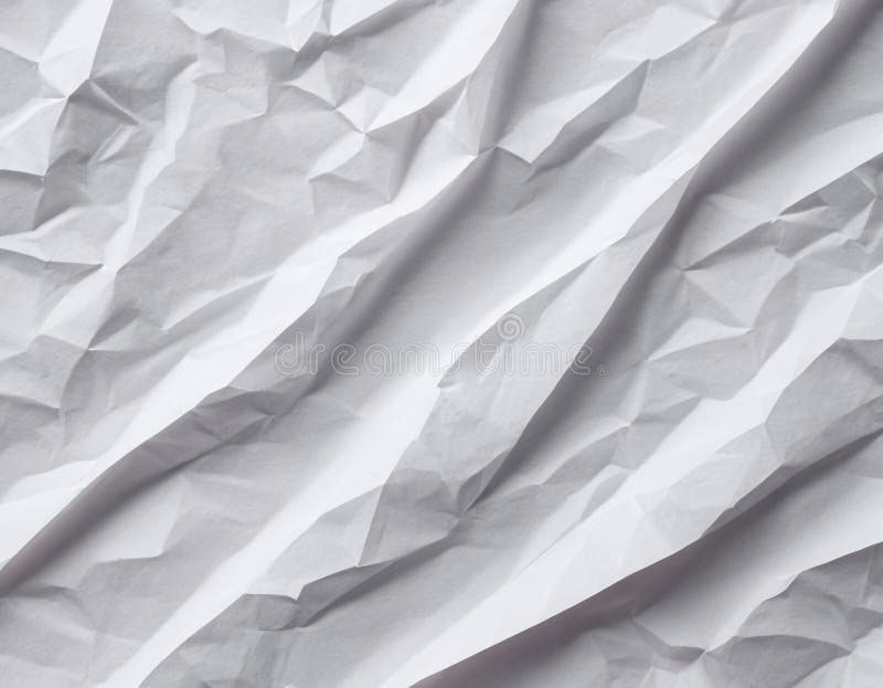 White Blank Crumpled Wrinkled Paper Sheet Texture Pattern Creative ...
