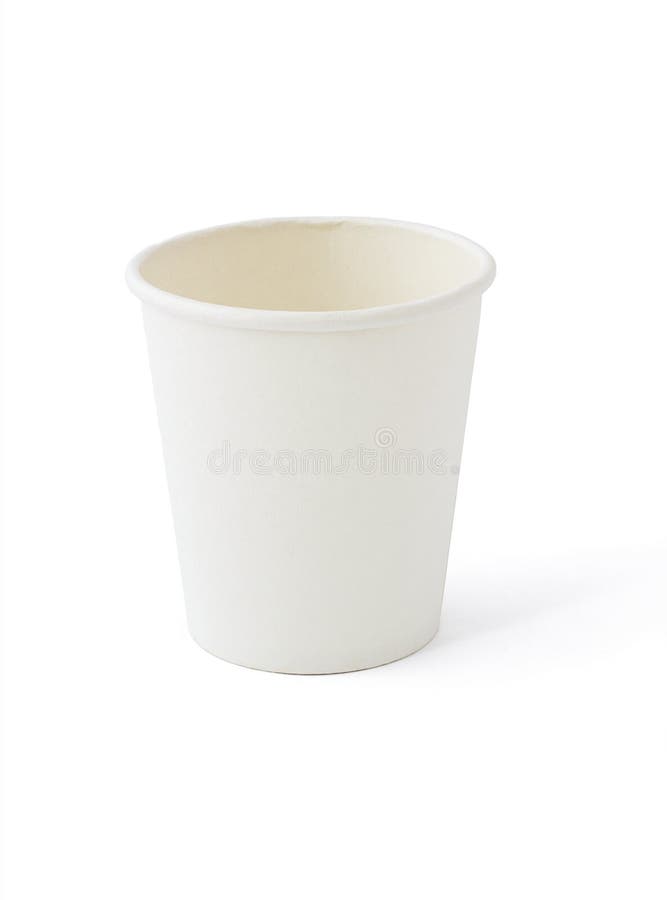 Paper cup coffee isolated stock photo. Image of product - 17609004