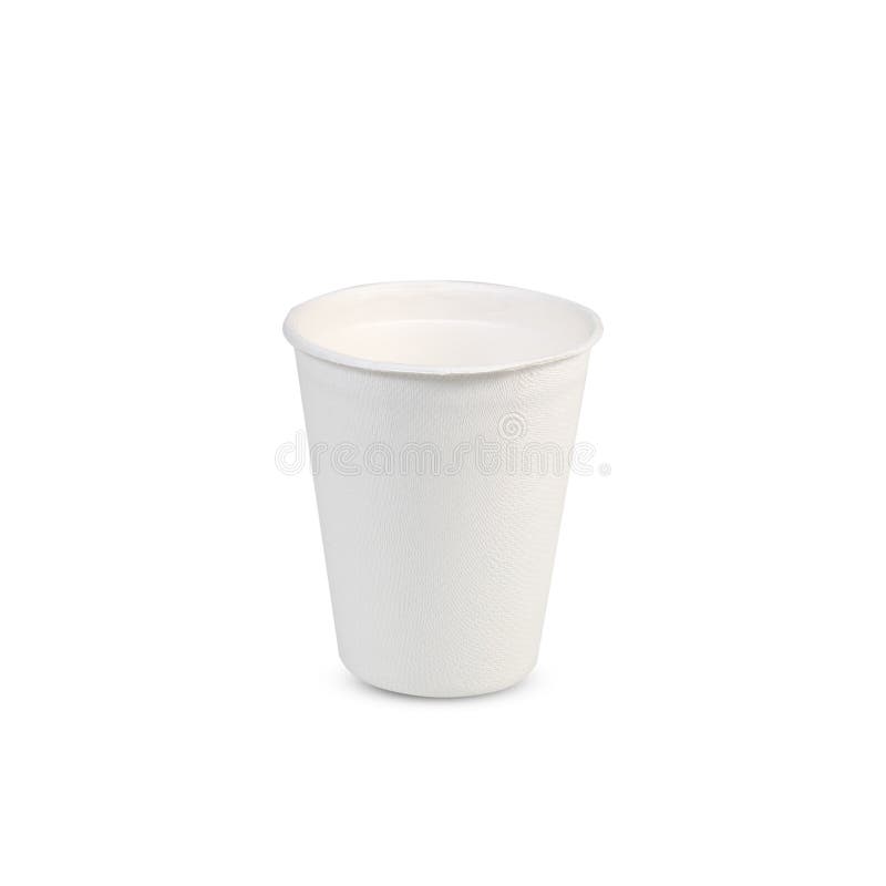 White Paper Cup Isolated on White Stock Image - Image of isolated ...