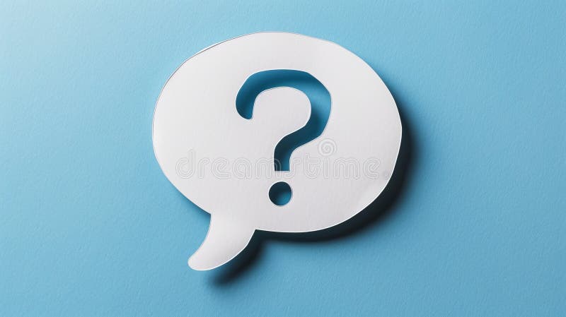 Blue Thought Bubble Question Mark Icon Stock Photos - Free & Royalty ...