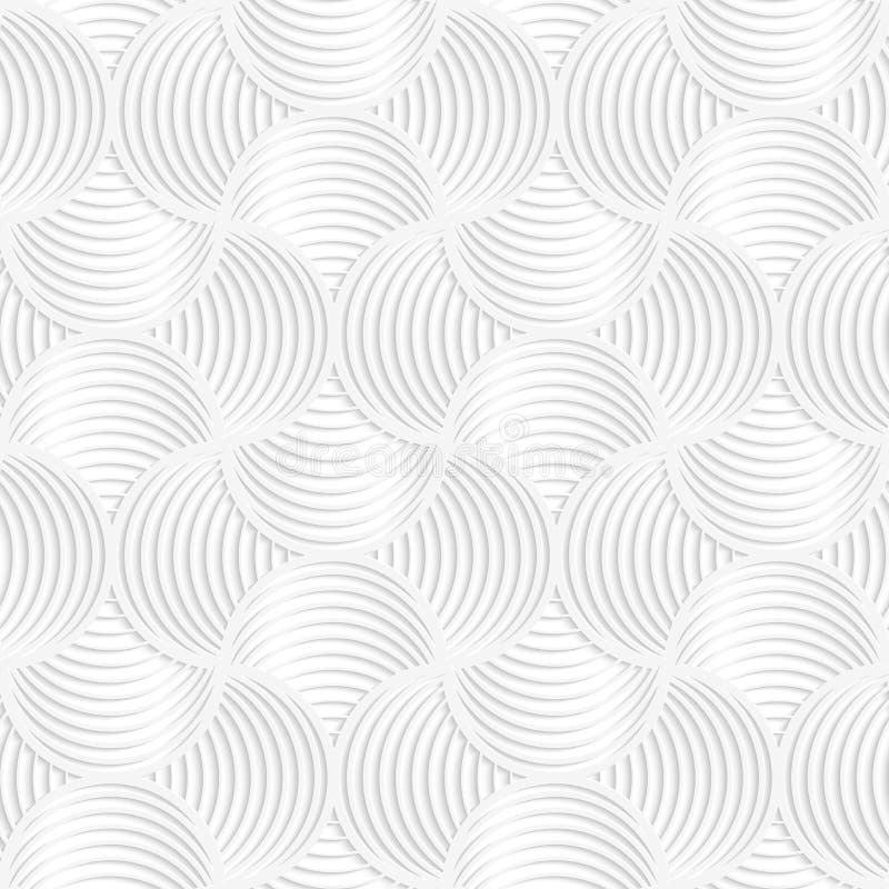 White Paper 3D Slim Stripes Small Circle Pin Will Stock Vector ...