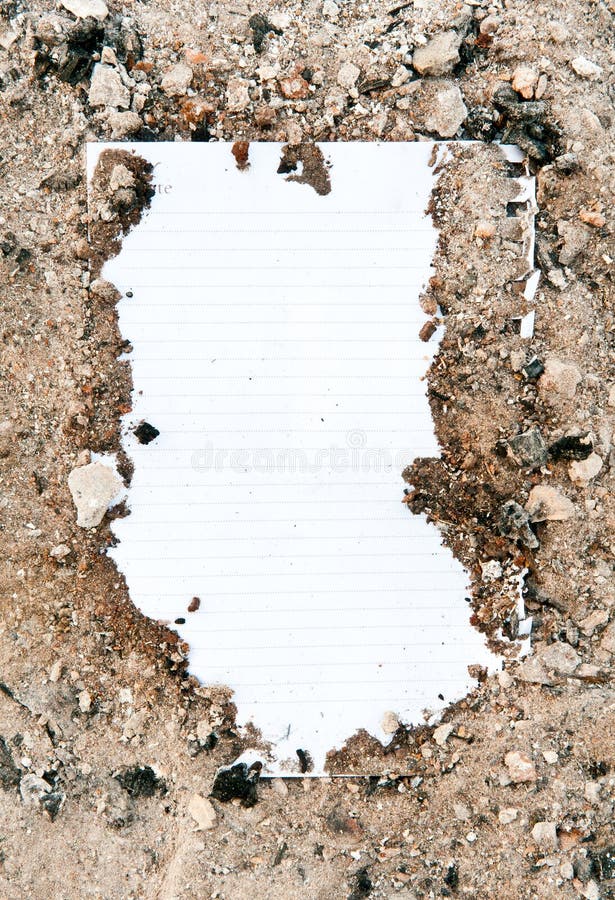 White paper stock image. Image of dirty, memo, ground - 30537419